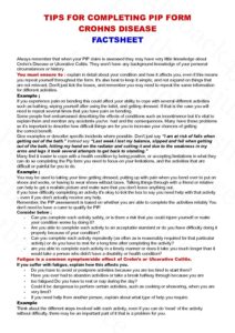» REPLACE Tips for Crohns Disease, Ulcerative Colitis to complete PIP Form