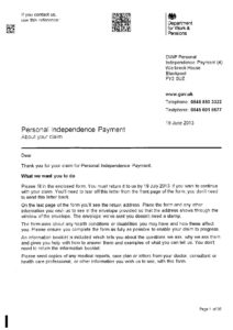 » Well Completed PIP Form – Psoriatic Arthritis