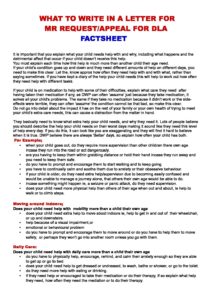 » What to Write in your MR – Appeal Request Letter for DLA