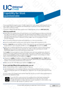 » Well Completed UC50 Form EDS Type 3 Fibromyalgia Pelvic Girdle Pain ...